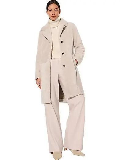Overland Morgan Sheepskin Coat - Cream