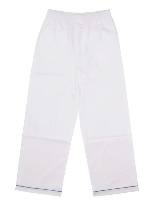 Lela Rose Cotton Trousers - White