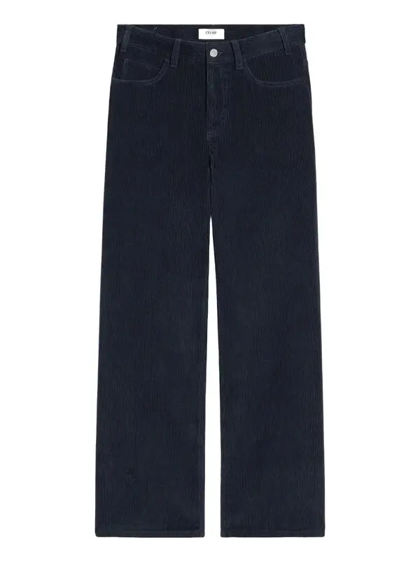Celine Jolene Jeans In Corduroy - Black