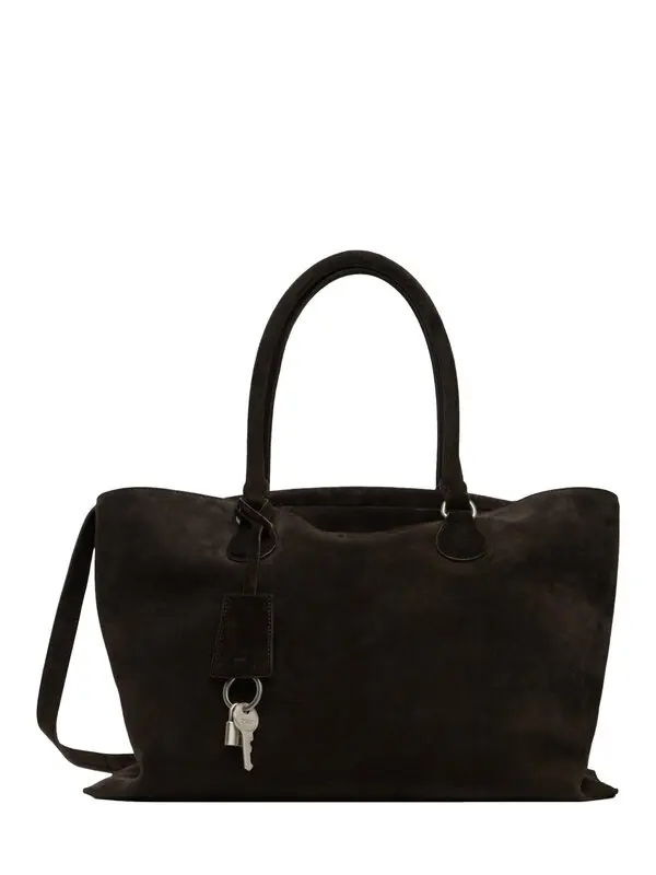 OSOI Shell Brot Double Handle Shoulder Bag - Black