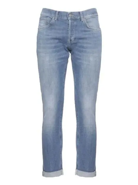 DONDUP Slim-fit Jeans With Button Detail - Blue