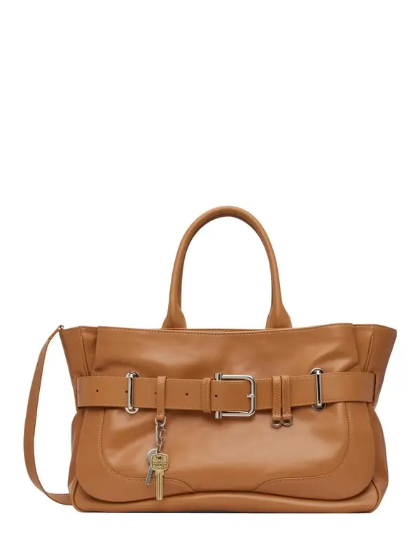 OSOI Brocle Belted Shoulder Bag - Brown
