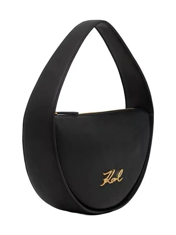Karl Lagerfeld Crescent Tote Bag - Black