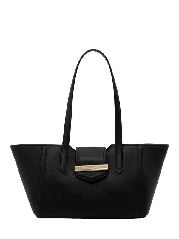 Karl Lagerfeld Logo Plaque Tote Bag - Black