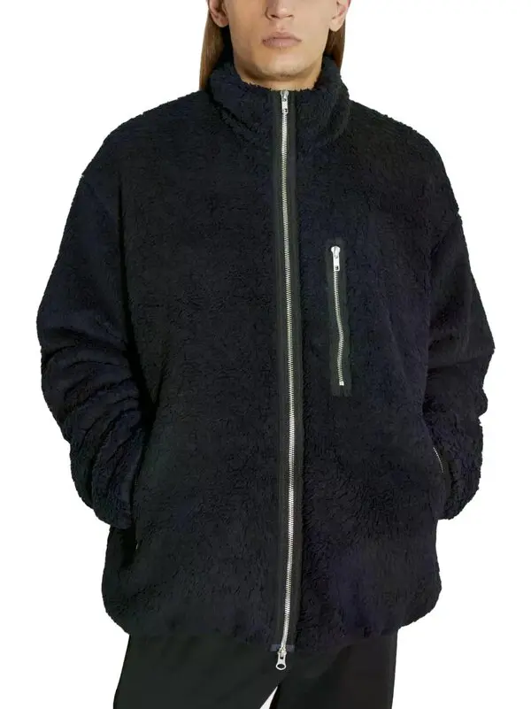 SONG FOR THE MUTE Zip-up Jacket - Black