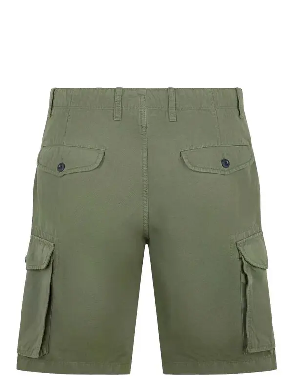 SLOWEAR Straight-leg Cargo Shorts - Green