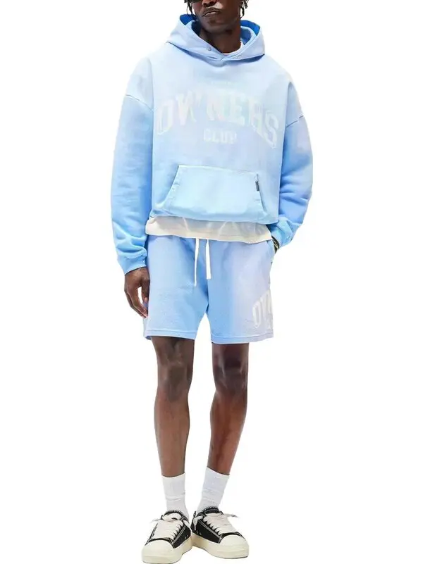 REPRESENT Logo Print Hoodie - Blue