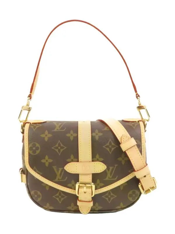 LOUIS VUITTON Saumur Shoulder Bag - Brown