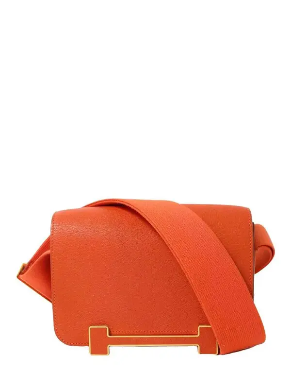 Hermès Geta Shoulder Bag - Orange