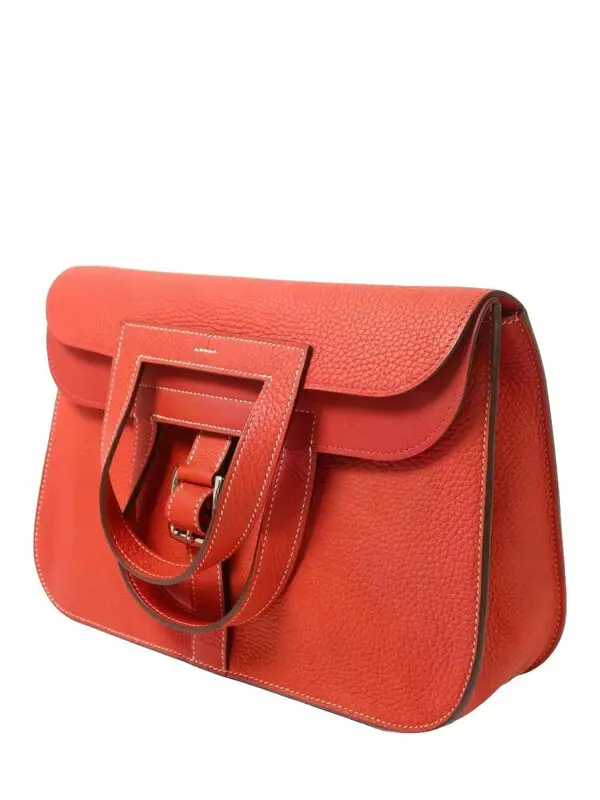 Hermès Halzan 31 Shoulder Bag - Red