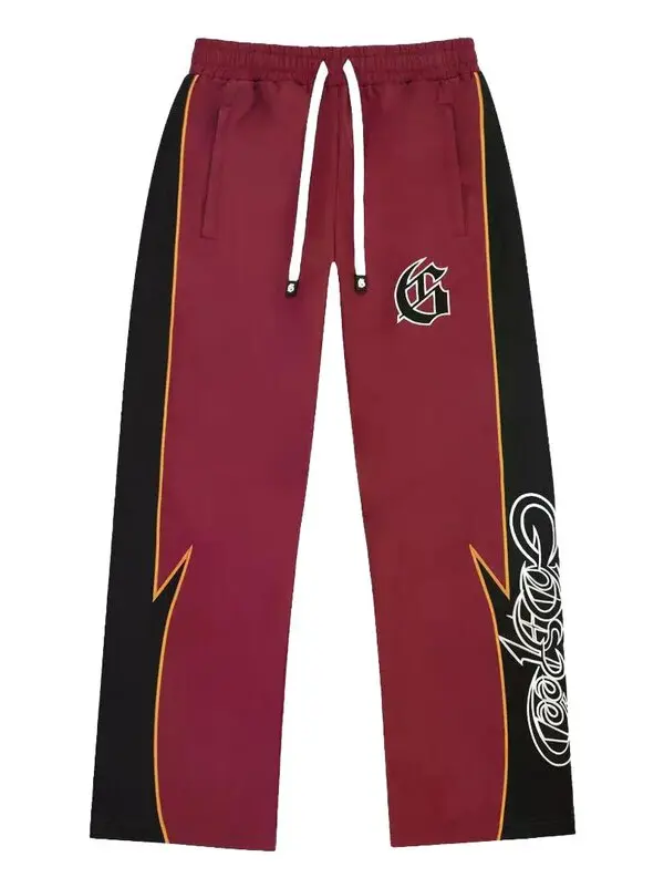 GODSPEED Panelled-design Track Pants - Red
