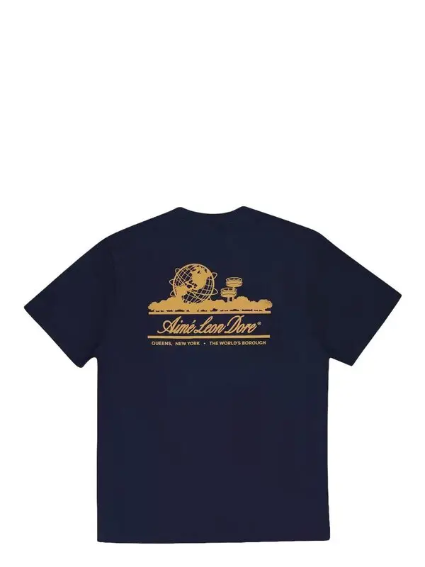 Aimé Leon Dore Unisphere Logo-print T-shirt - Blue