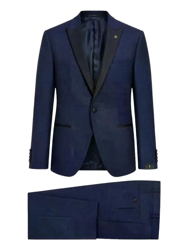 MANUEL RITZ Single-breasted Suit - Blue