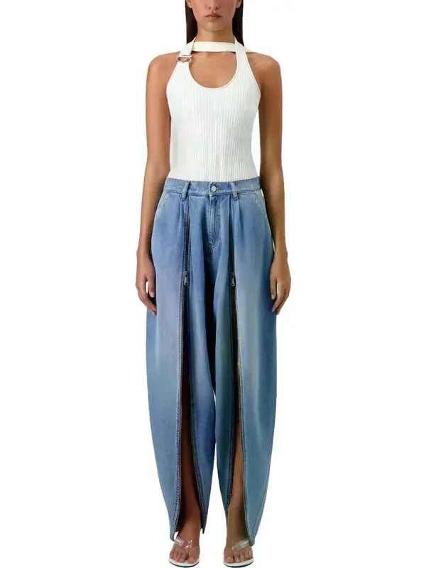 Coperni Sarouel Wide-leg Jeans - Light Wash