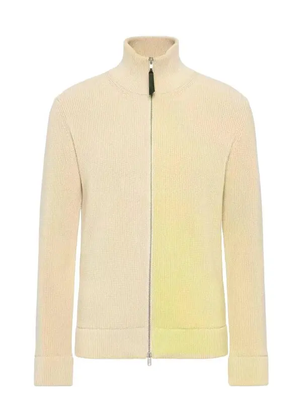 MAISON MARGIELA Ribbed Knit Sweatshirt - Neutrals