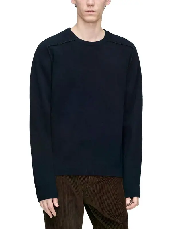 MAISON MARGIELA Four Stitches Signature Sweater - Blue