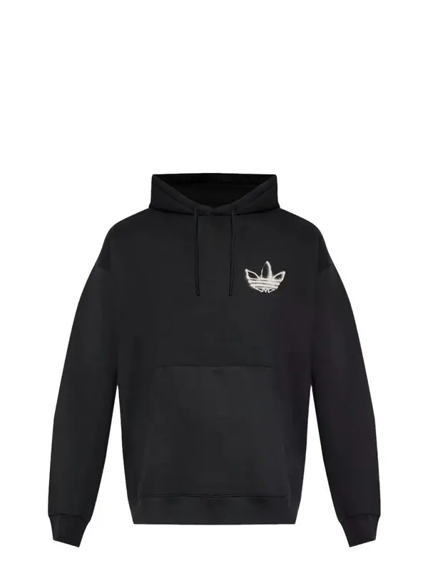 Adidas Graphic Print Hoodie - Black