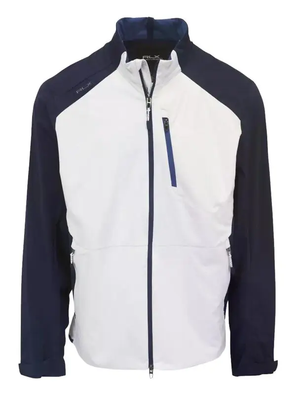 Rlx Ralph Lauren Colourblock High Neck Zip Jacket - Blue