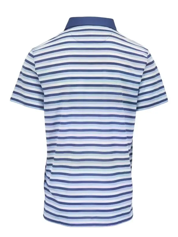 Rlx Ralph Lauren Striped Polo Shirt - Blue