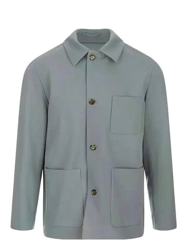 LARDINI Patch-pocket Jacket - Grey