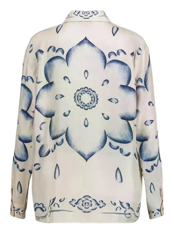 Paul & Joe Galilee Floral-print Shirt - Neutrals