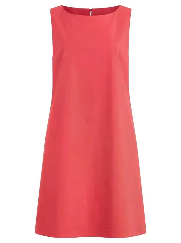 CINQUE Sleeveless Boat-neck Mini Dress - Red