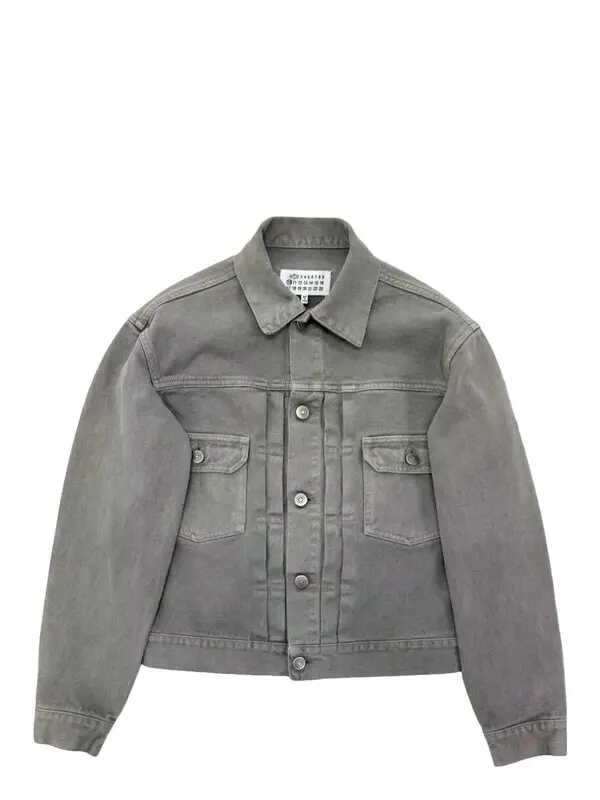 MAISON MARGIELA Washed Finish Denim Jacket - Grey
