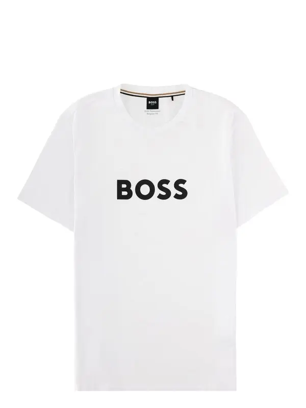 BOSS T-shirt Con Stampa Logo - White