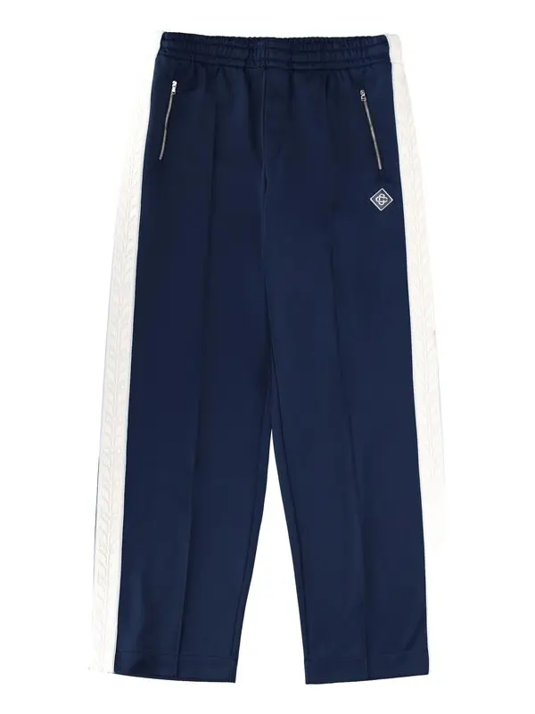 Casablanca Track Pants With Logo - Blue