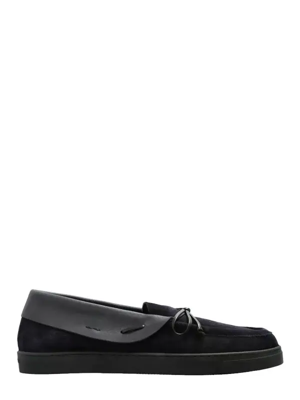 Giorgio Armani Suede Loafers - Blue