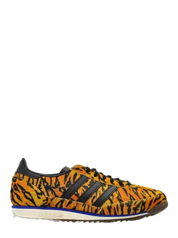 Adidas Tiger Print Lace-up Sneakers - Orange