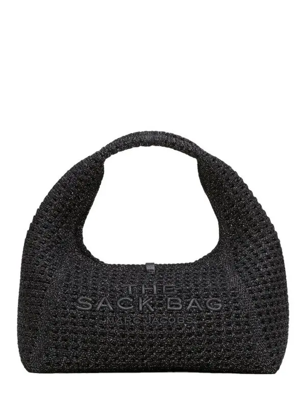 Marc Jacobs Mini Sack Crochet Handbag - Black