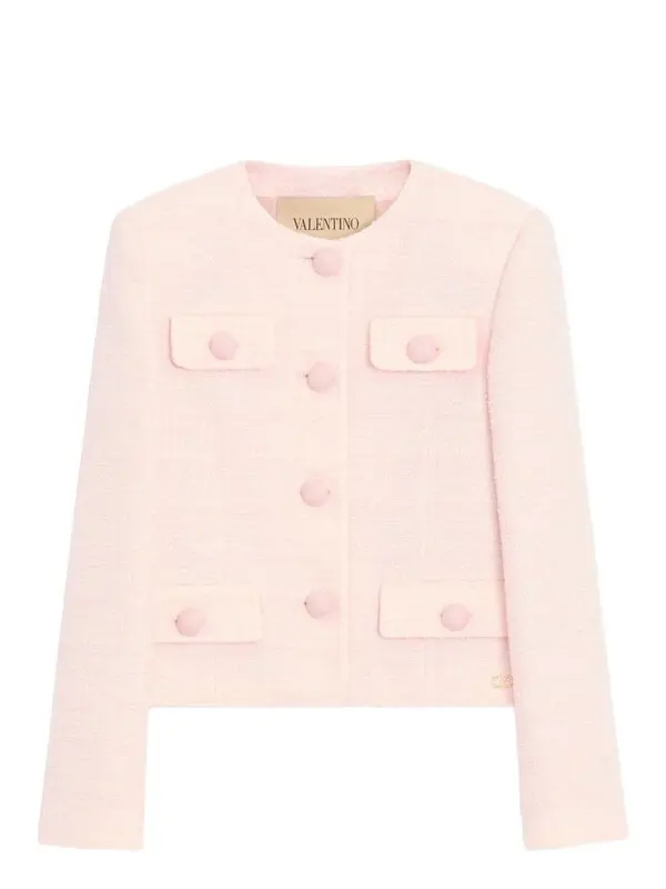 Valentino Garavani Textured Jacket - Pink