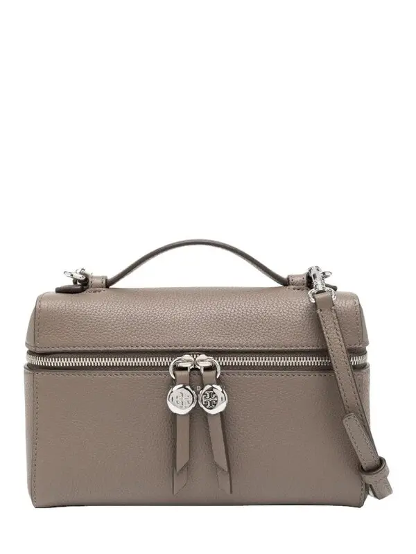 Tory Burch Romy Leather Vanity Case - Brown