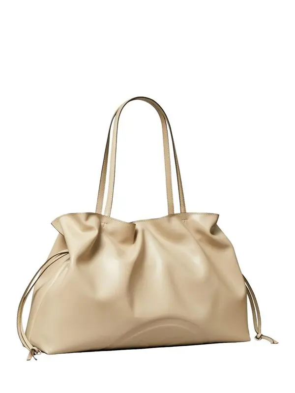 Tory Burch Ella Drawstring Tote Bag - White