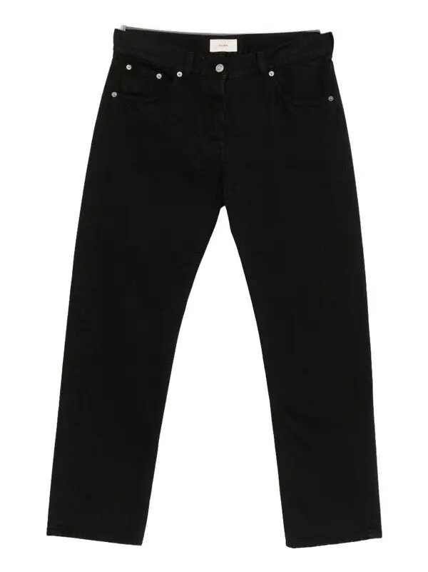 THE ROW Fima Straight Leg Jeans - Black