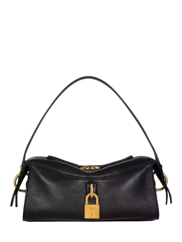 Balmain Small Pulse Bag In Smooth Leather - Black