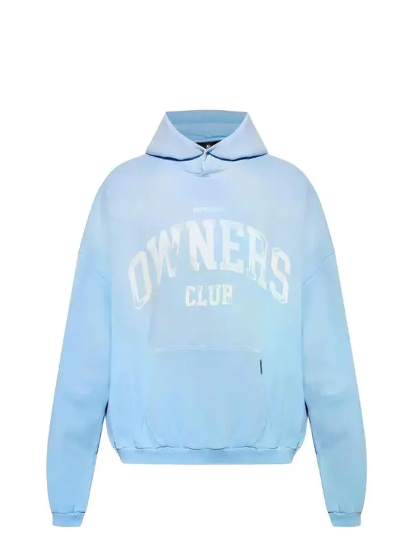 REPRESENT Logo Print Hoodie - Blue