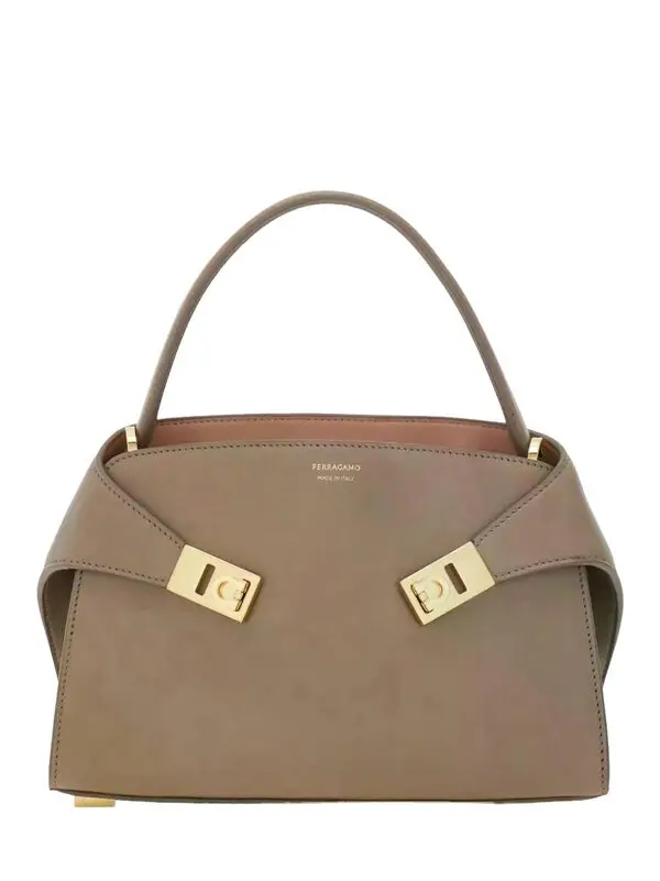 FERRAGAMO Hug Soft Handbag - Neutrals