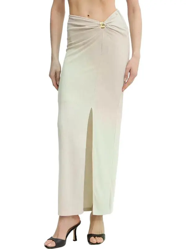 Guess Twist-detail Maxi Pencil Skirt - Neutrals