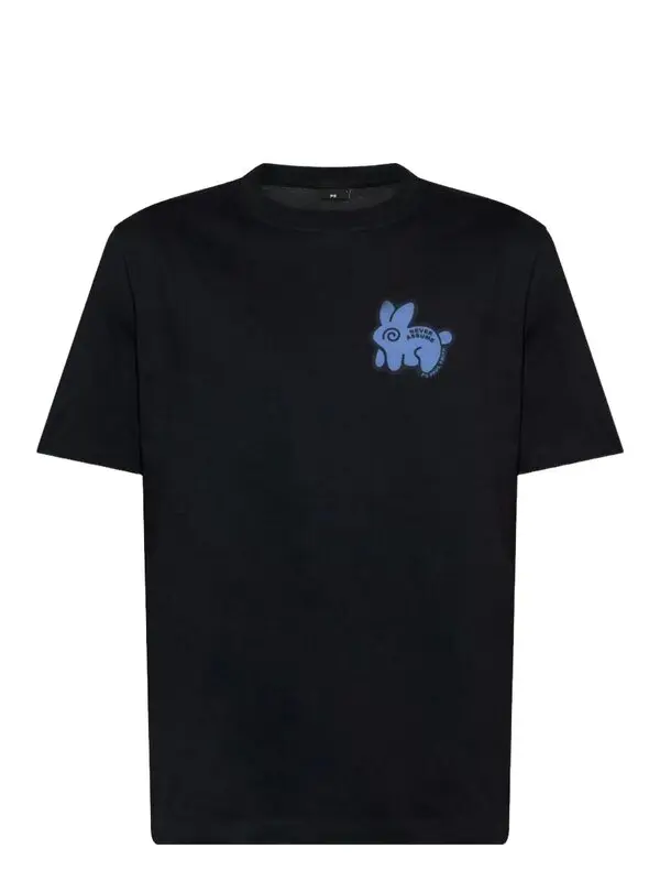 Paul Smith Never Assume Bunny T-shirt - Blue