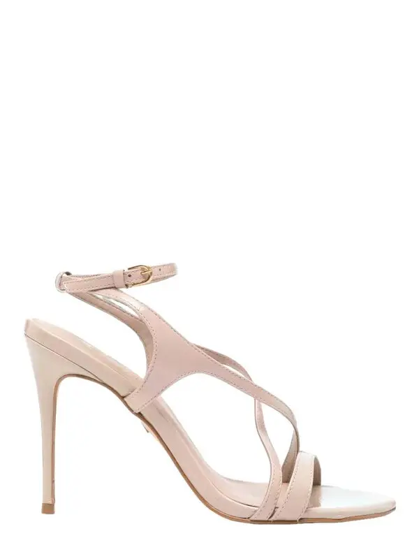ANDREA CARRANO Strappy Stiletto Sandals - Neutrals