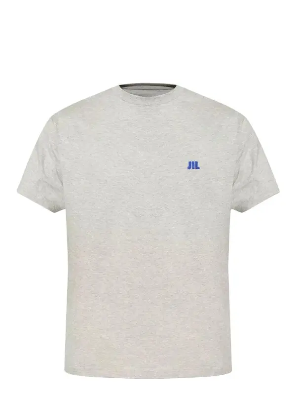 JIL SANDER Logo-embroidered T-shirt - Grey