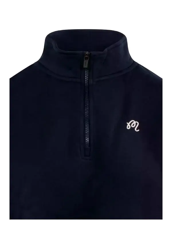 MALBON Delilah Quarter-zip Sweater - Blue