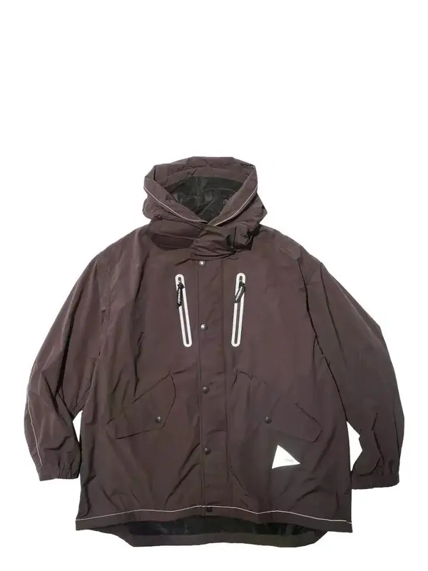 AND WANDER Fish Tail Octa Jacket - Brown