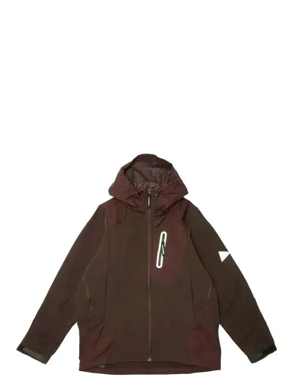 AND WANDER Panelled Shell Jacket - Brown