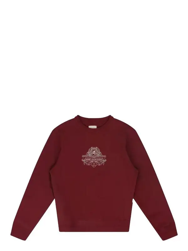 Aimé Leon Dore Emblem Logo Sweater - Red