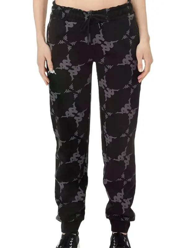 Kappa Eloisa Logo-print Track Pants - Black