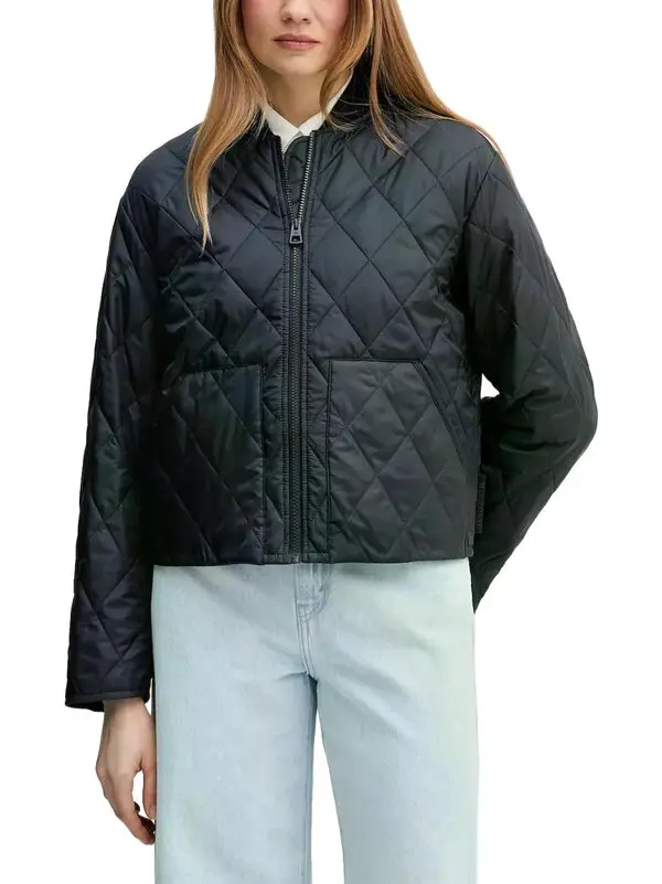 Marc O'polo Quilted Finish Blouson Jacket - Blue