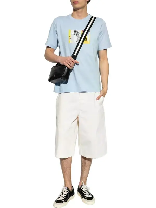 Paul Smith Zebra-print T-shirt - Blue